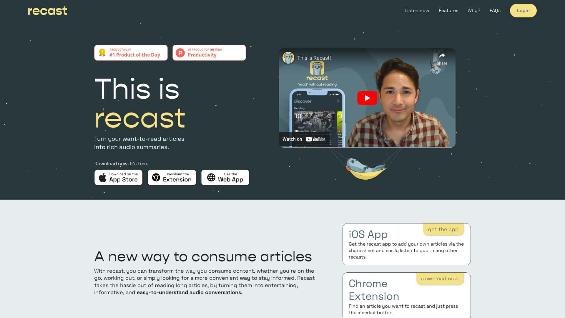 Recast.ai | Turn articles into engaging audio summaries | Futureen