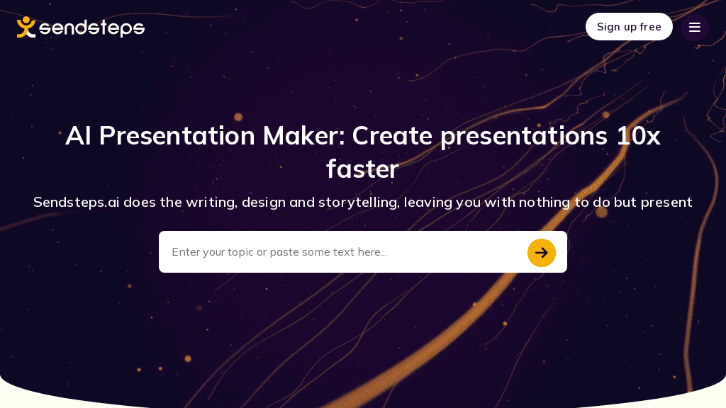 Sendsteps.ai | Create Presentations 10x Faster with AI | Futureen