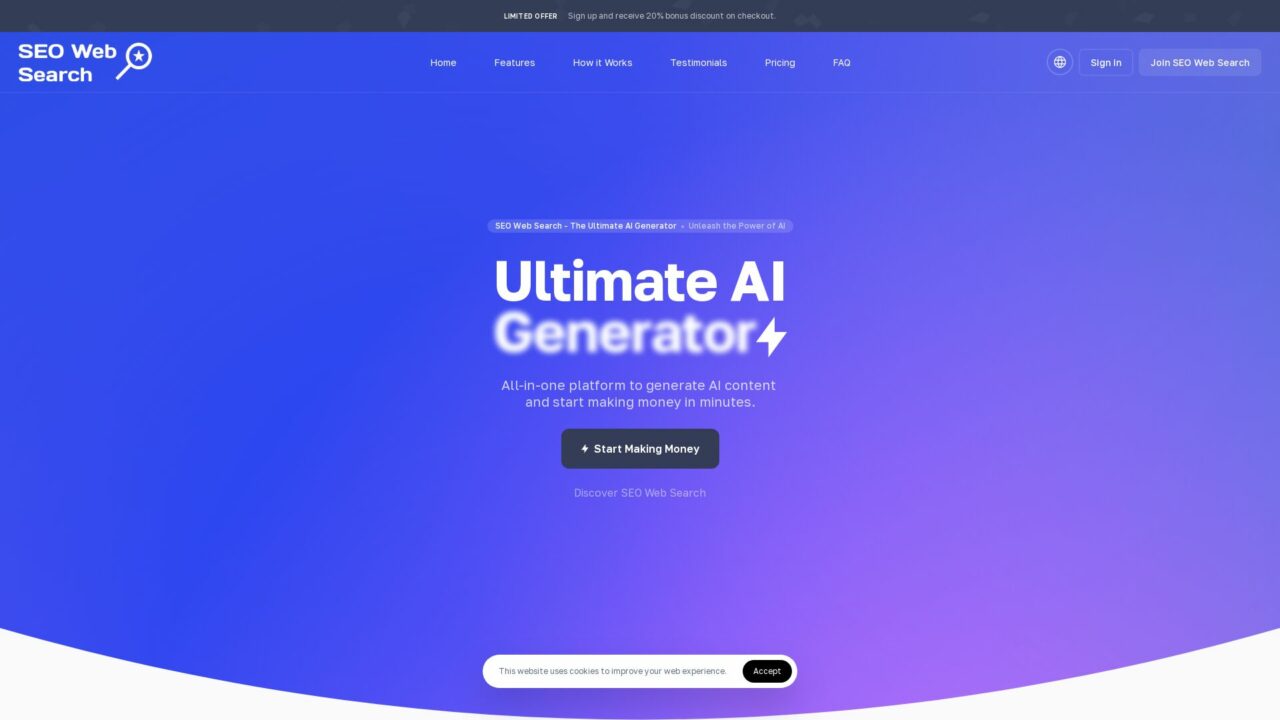 SEO Web Search 🚀 Ultimate AI Generator for Startups & SMEs | Futureen