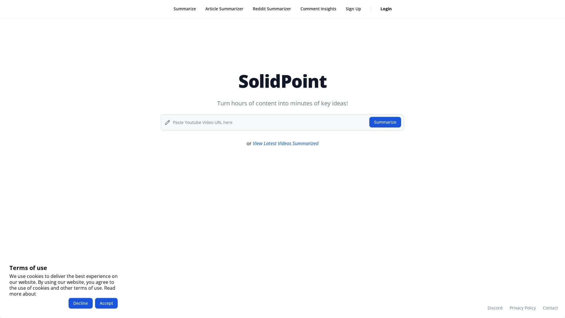 SolidPoint | Video Summaries Made Simple | Futureen