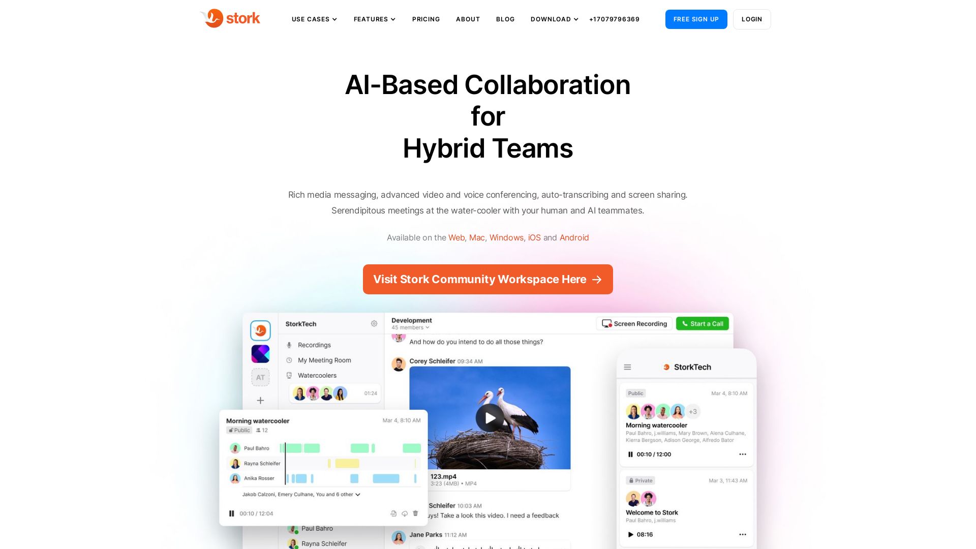 stork.ai | Collaboration for Hybrid Teams | Futureen