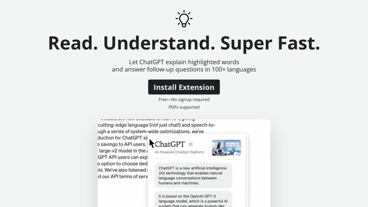 Tooltips.ai 📚 Read Deeper Faster with AI-Powered ChatGPT | Futureen