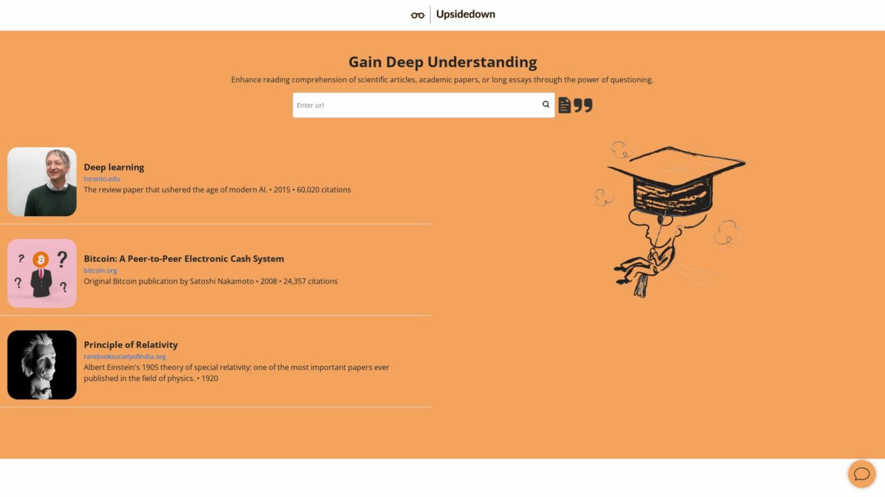 Upsidedown.icu 📚 AI-Powered Reading Tool: Enhanced Comprehension ...