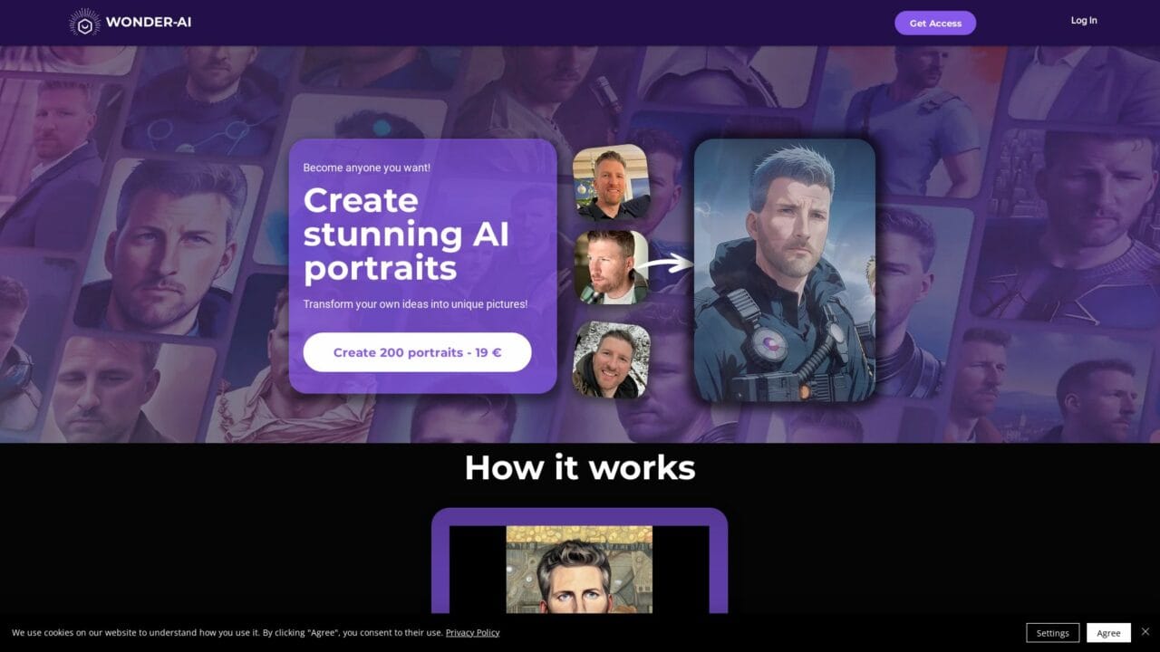 Wonder-AI | Create AI Portraits & Reinvent Yourself | Futureen