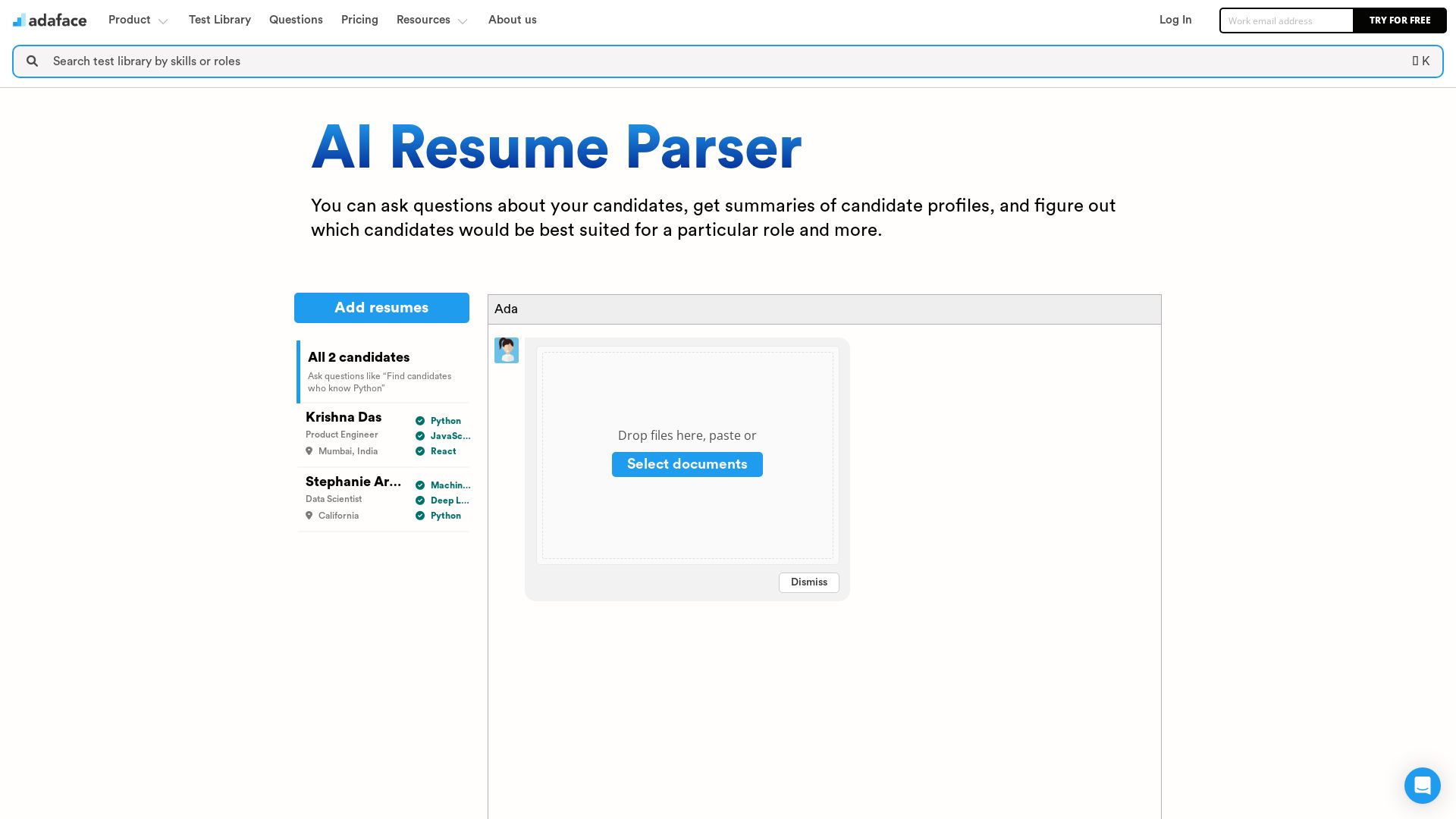 AI Resume Parser | Streamlined Candidate Shortlisting | Futureen