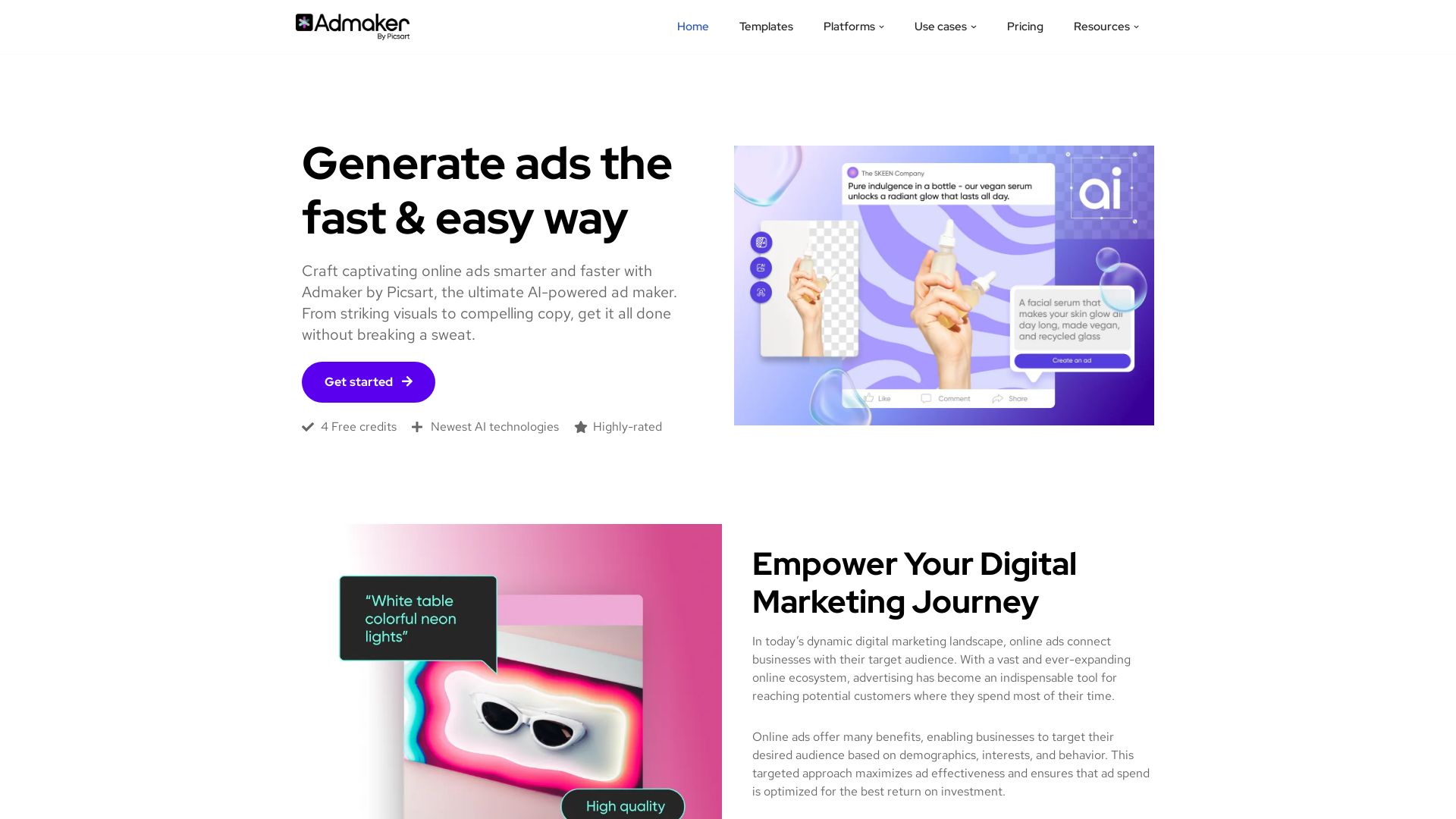 Admaker | Create AI Ads for Social Media | Futureen