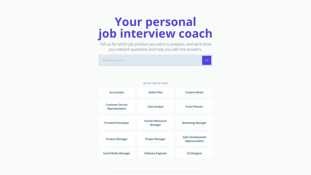 AI Interview Coach 🎓 Prepare for your next job interview with AI ...