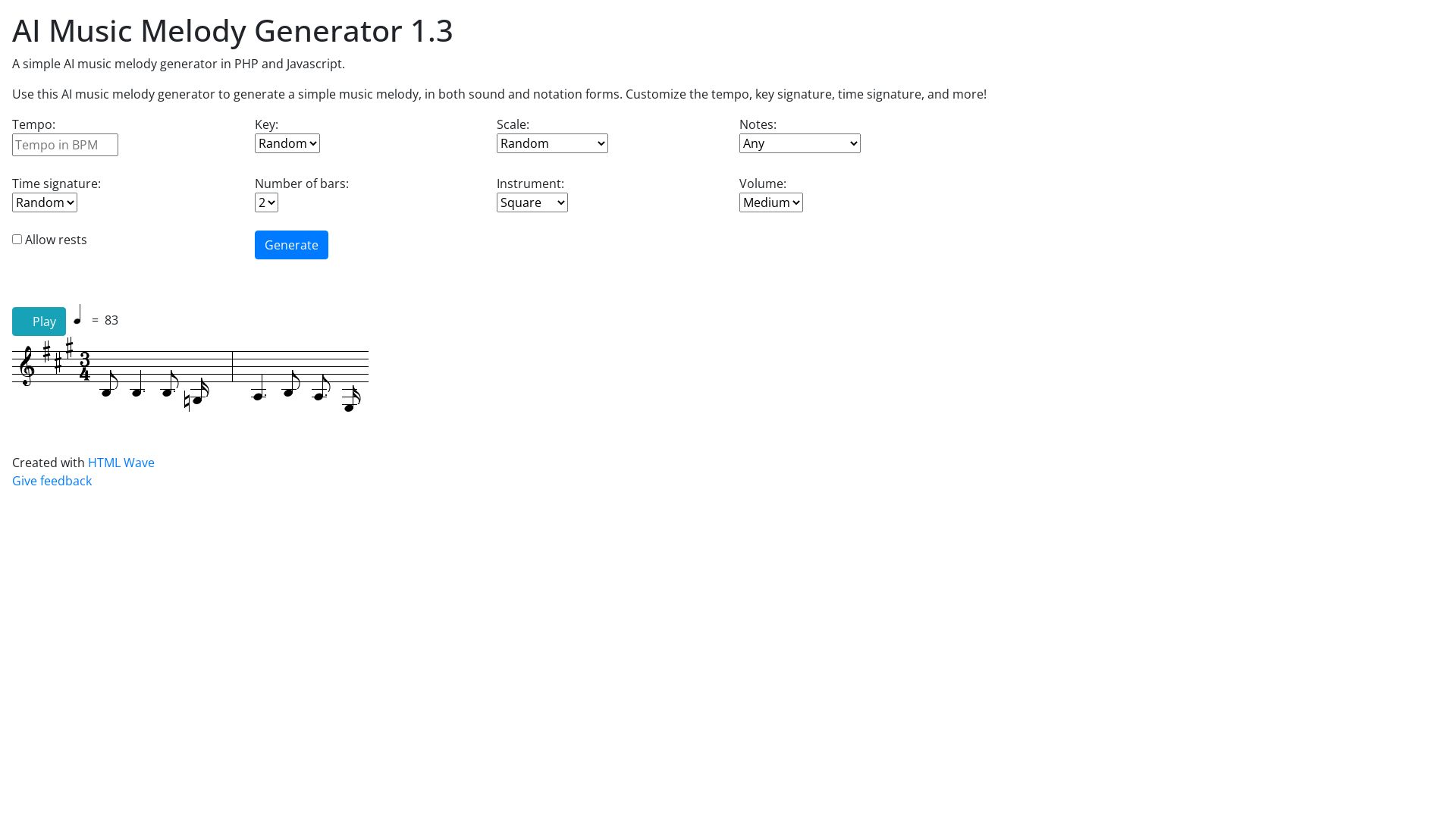 AI Music Melody Generator | Create Short Melodies! | Futureen