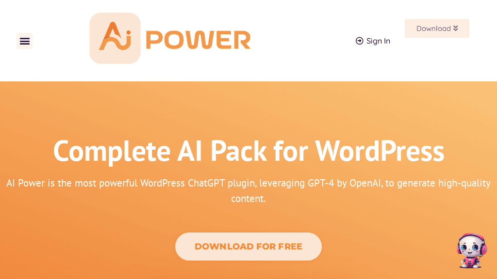 AI Power | Complete AI Pack for WordPress | Futureen