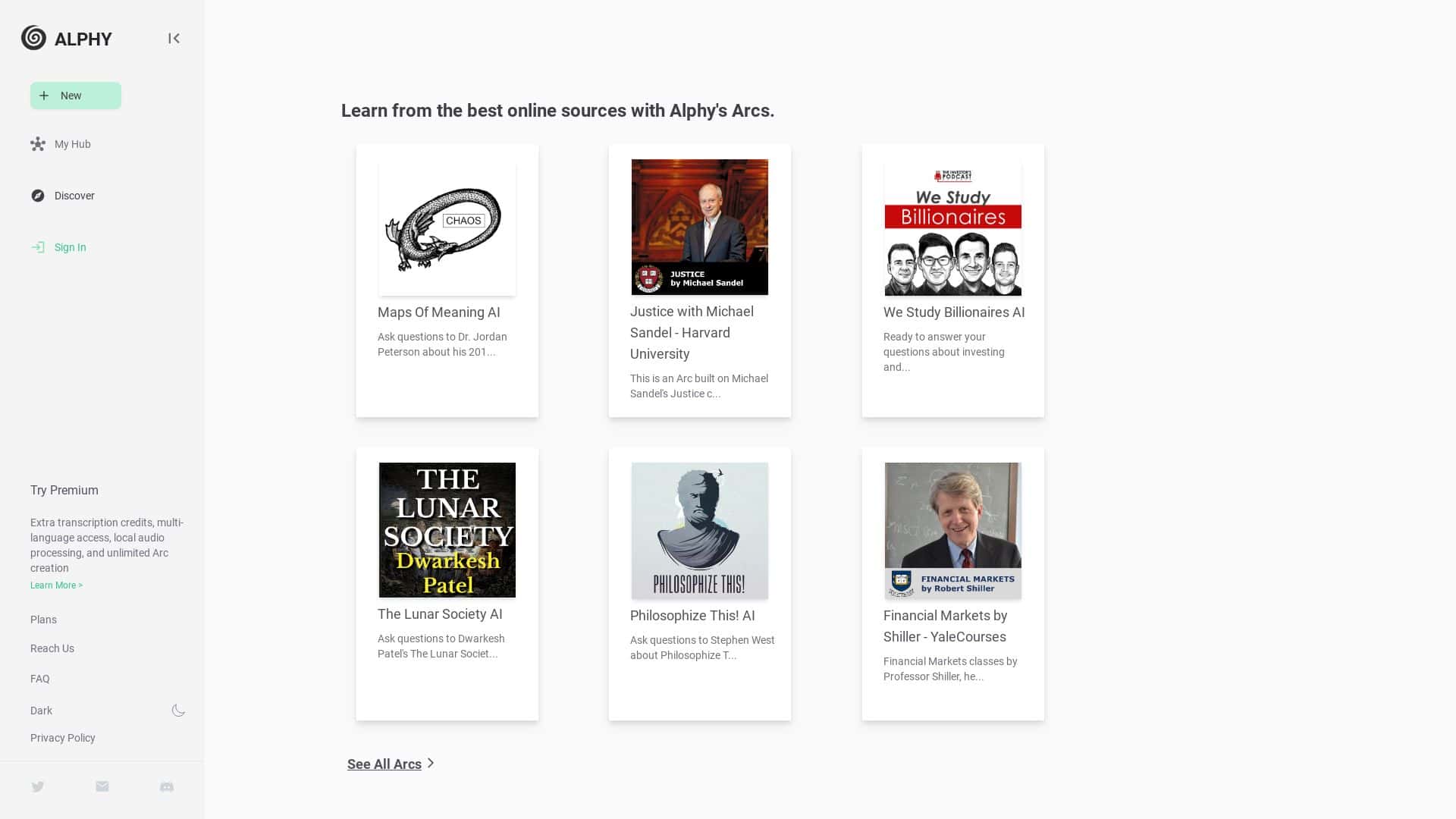 Alphy | Transcribe, Question, and Summarize Media | Futureen