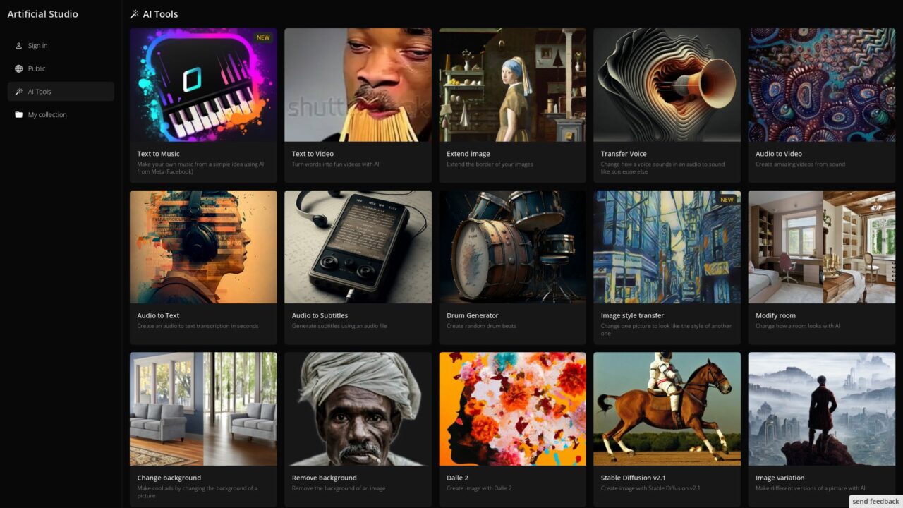 Artificial Studio | Automated Creative Project Platform | Futureen