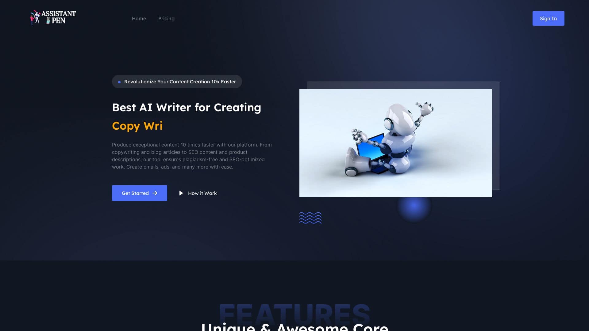 AssistantPen | Create Exceptional Content 10x Faster | Futureen