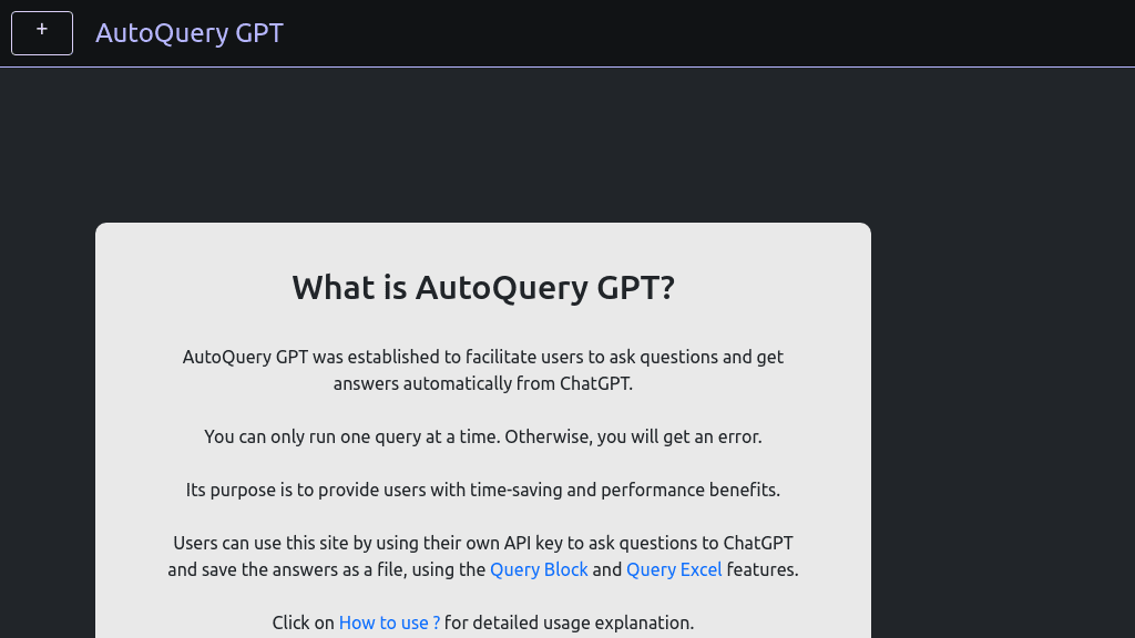 AutoQuery GPT | User-friendly Q&A with automated replies | Futureen