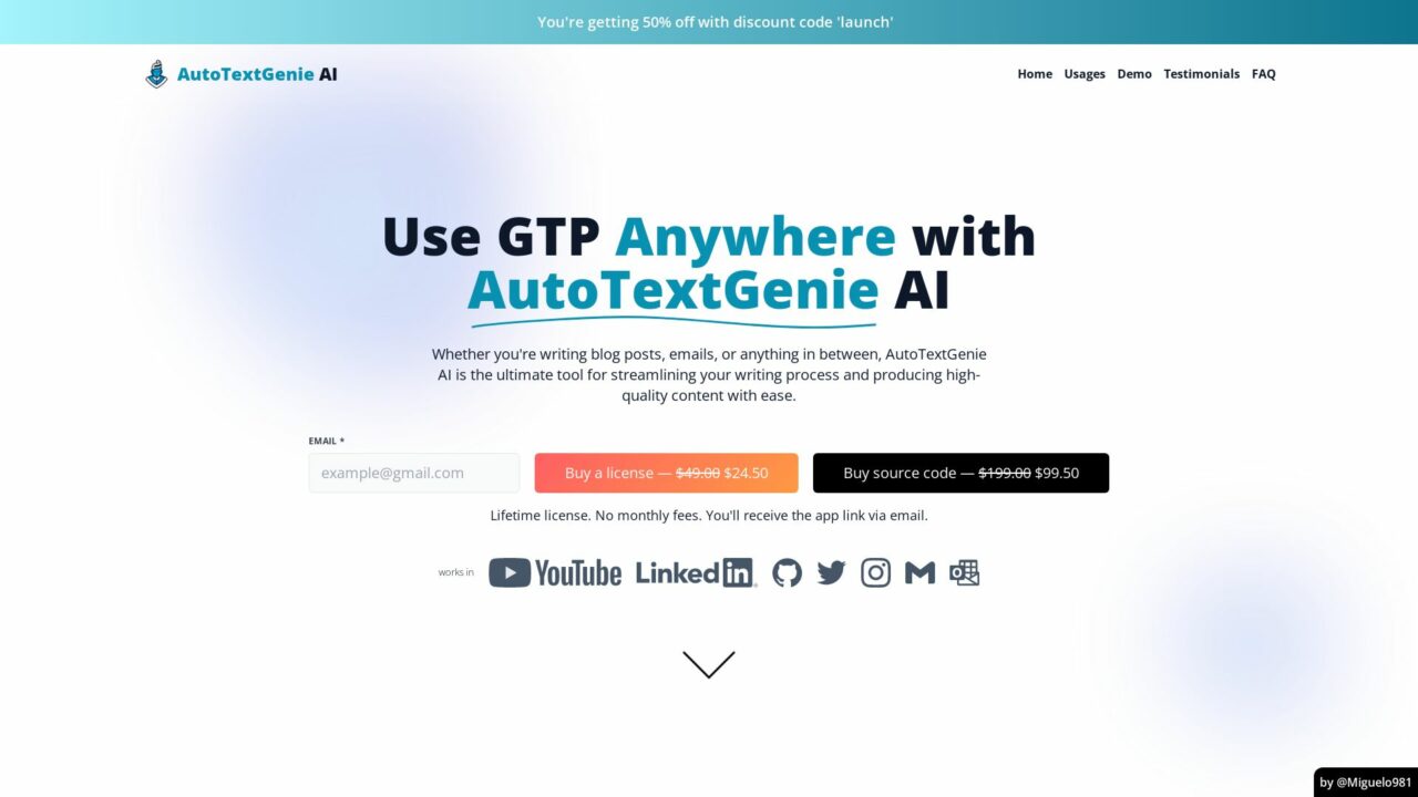 AutoTextGenie | Streamline Your Writing Process with AI | Futureen
