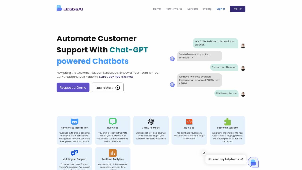 Babble AI 🤖 Create Chatbots Easily with Babble AI | Futureen
