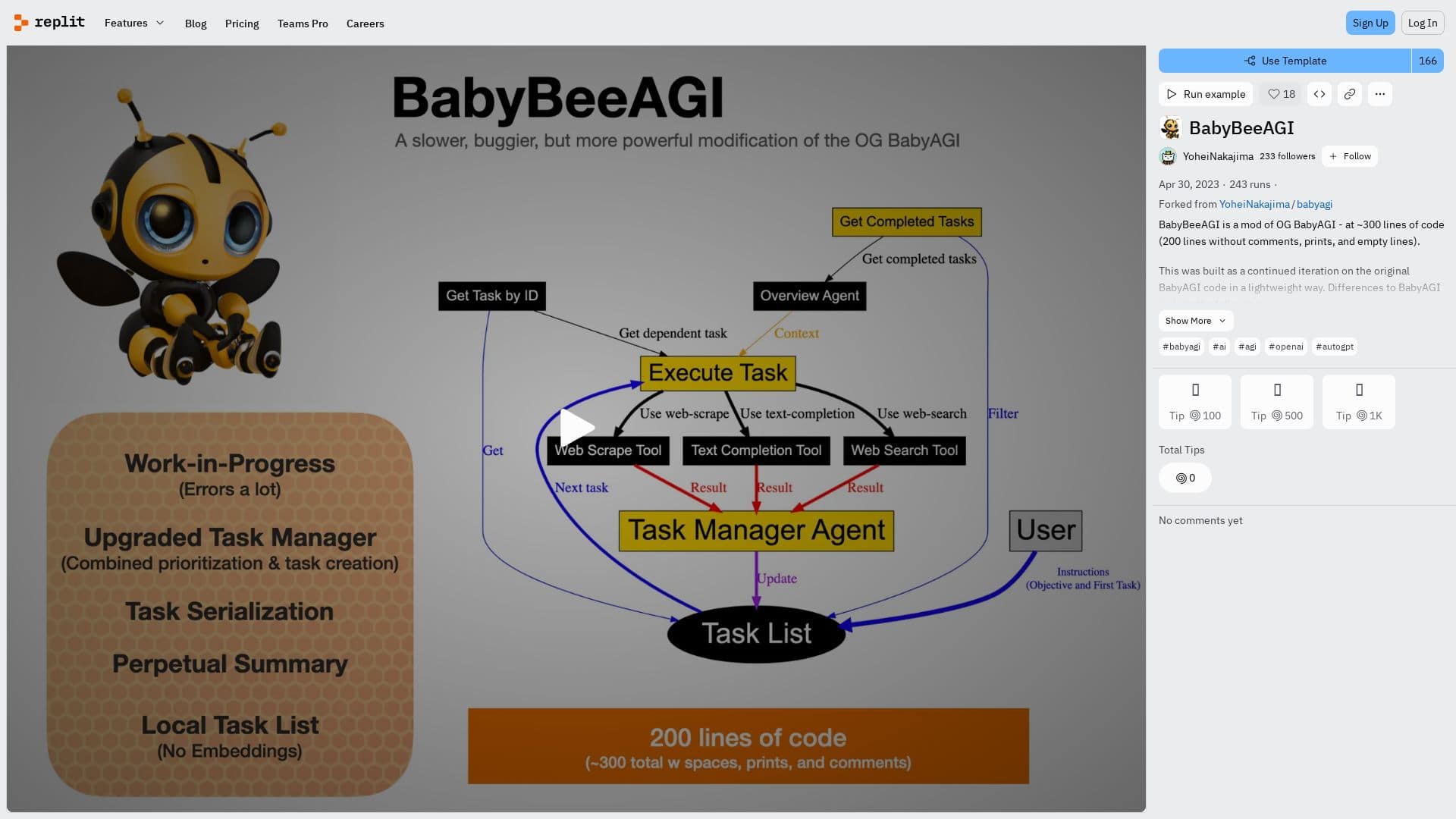 BabyBeeAGI | Experimentation and Learning for AGI Agents | Futureen