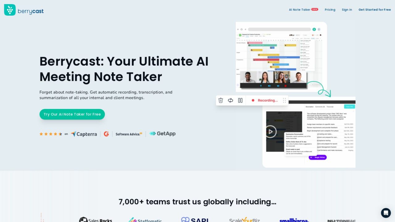Berrycast | Record, Share & Transcribe Your Screen Easily | Futureen