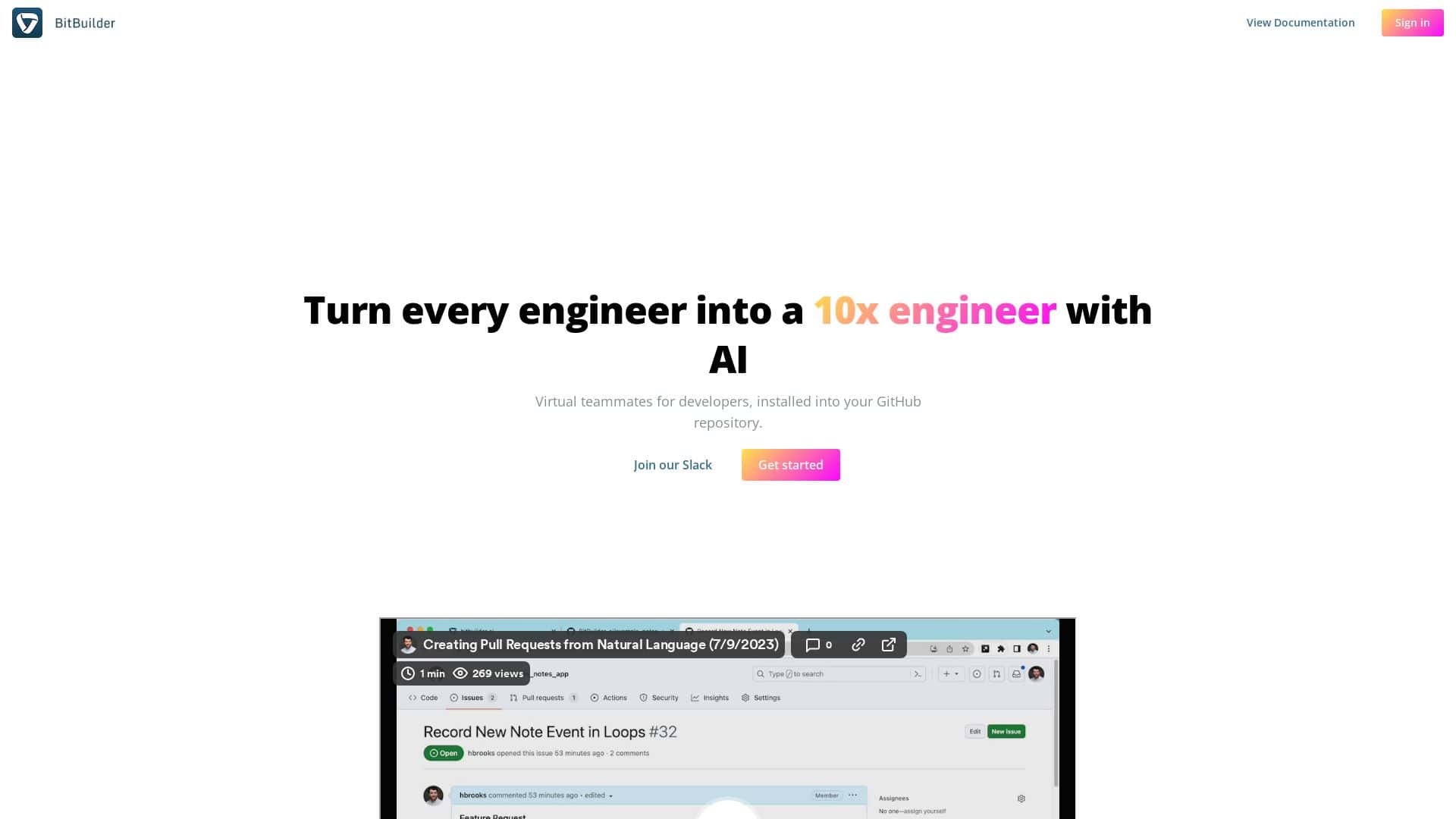 BitBuilder.ai | Boost engineer productivity with AI code | Futureen
