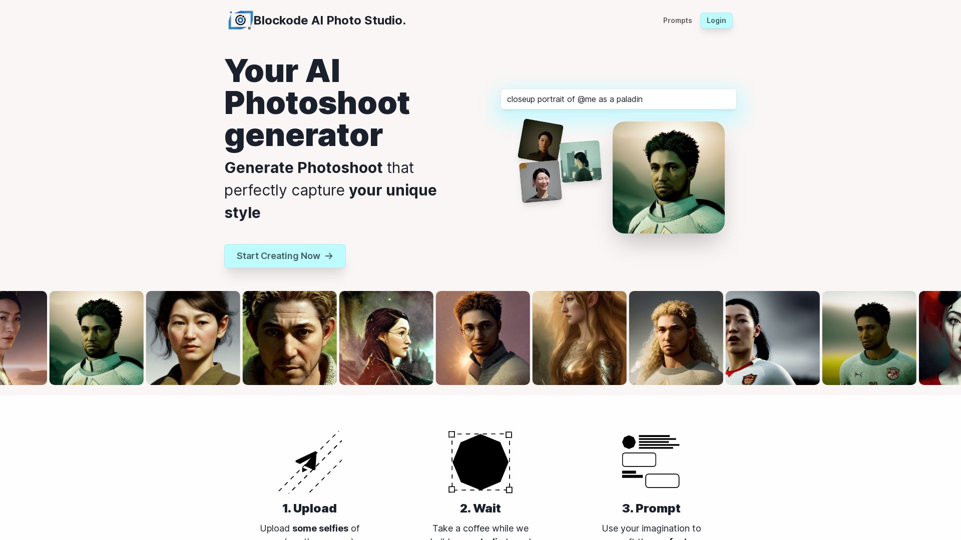 Blockode AI | Create Custom AI Photoshoots | Futureen