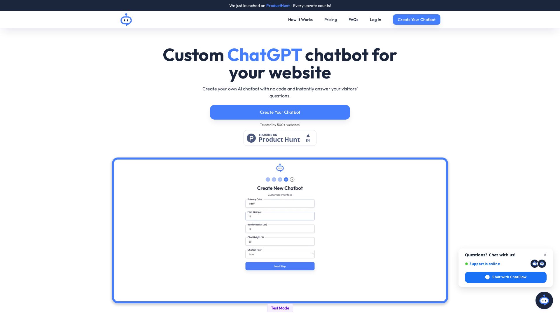 ChatFlow | Answer Questions on Your Website | Futureen