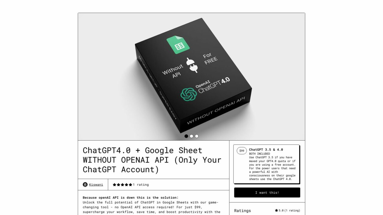ChatGPT4.0 + Google Sheet Integration 🚀 Boost Productivity & Unleash Creativity | Futureen
