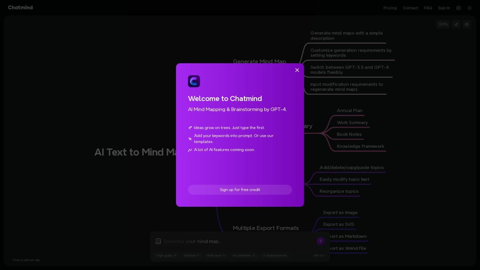 Chatmind: 🧠 Transform Ideas into Mindmaps with AI | Futureen