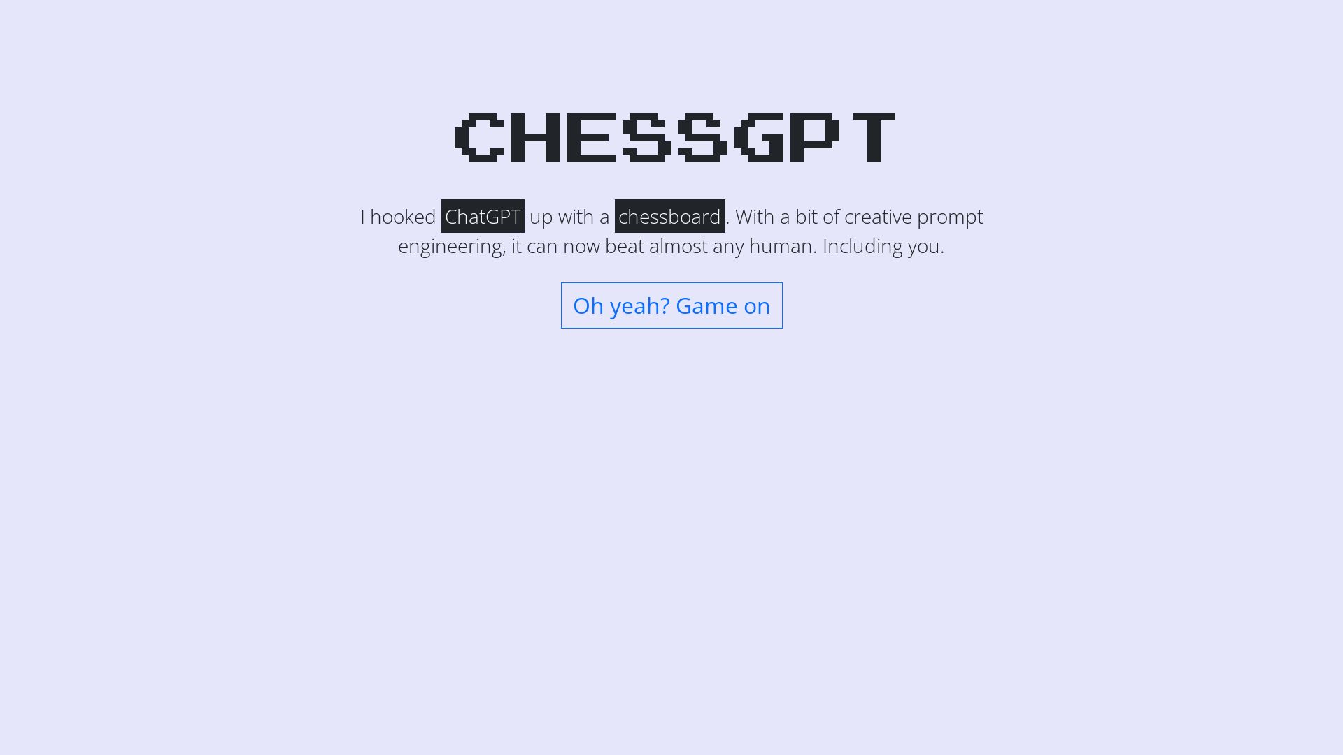 ChessGPT | Enhance your chess game with an interactive bot | Futureen