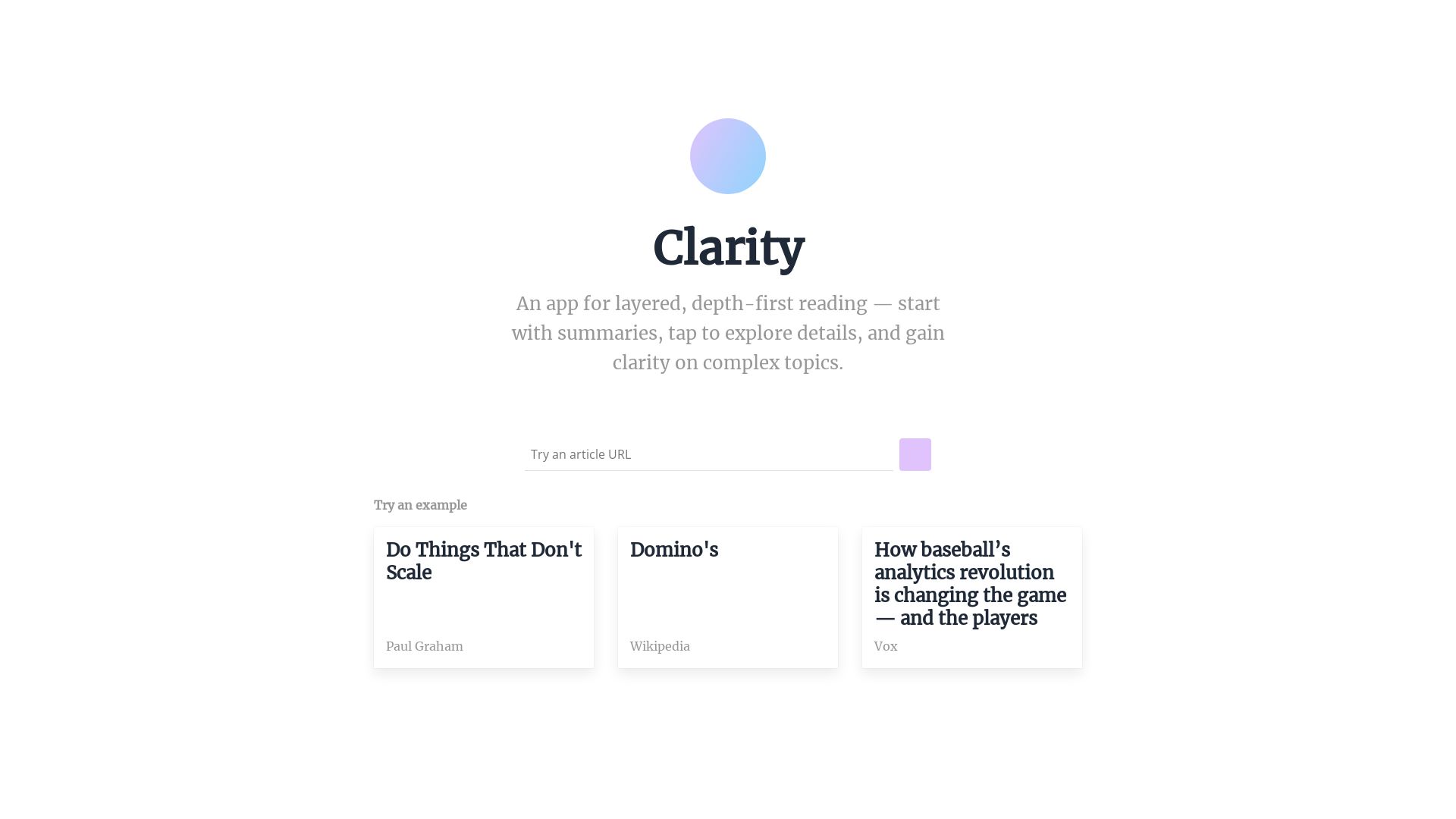 Clarity | Simplify Understanding of Difficult Topics with This App ...