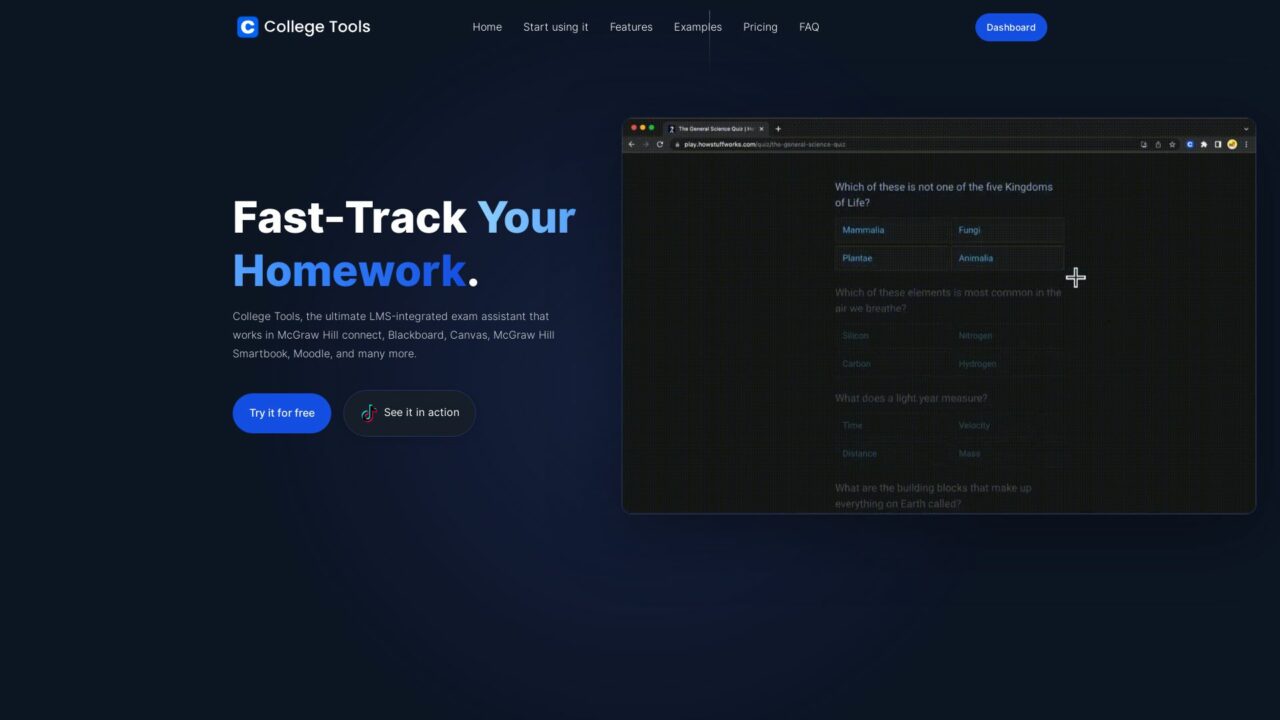 College Tools | Fast-track Your Homework with AI | Futureen