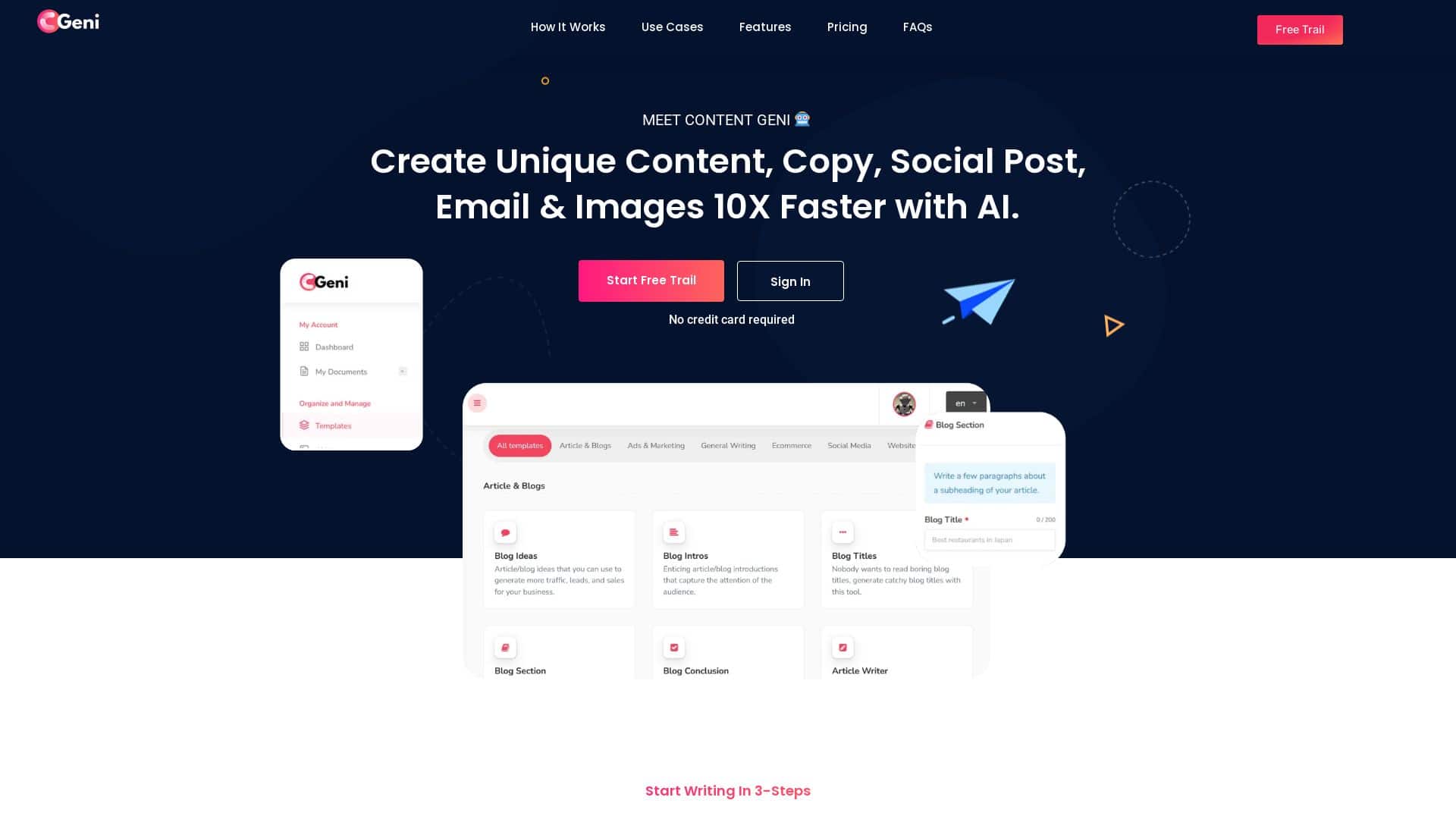 ContentGeni | Create Unique Content Faster with AI | Futureen