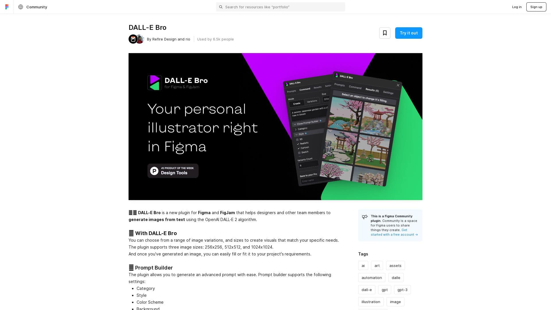 DALL-E Bro | Generate Custom Images from Text in Figma | Futureen
