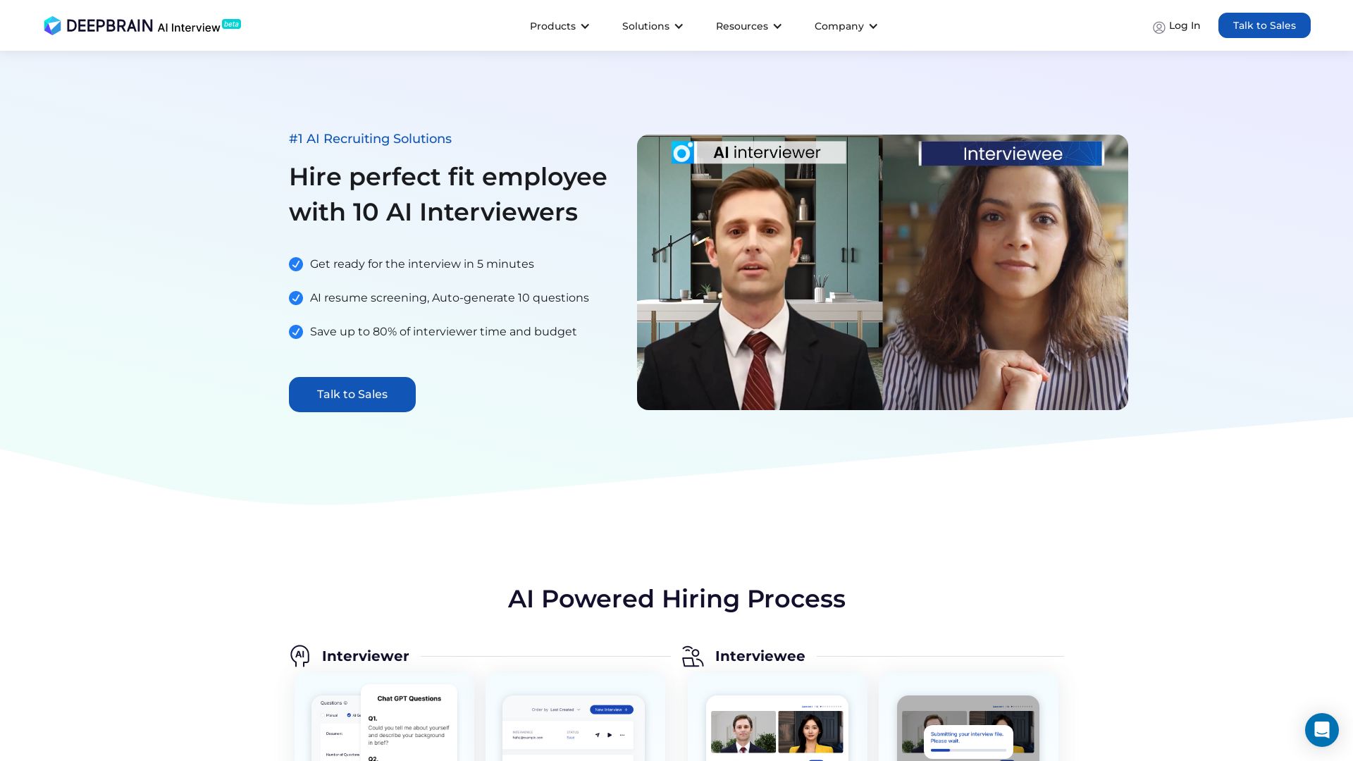 Deepbrain.io | Transform HR Processes with AI Interviews | Futureen