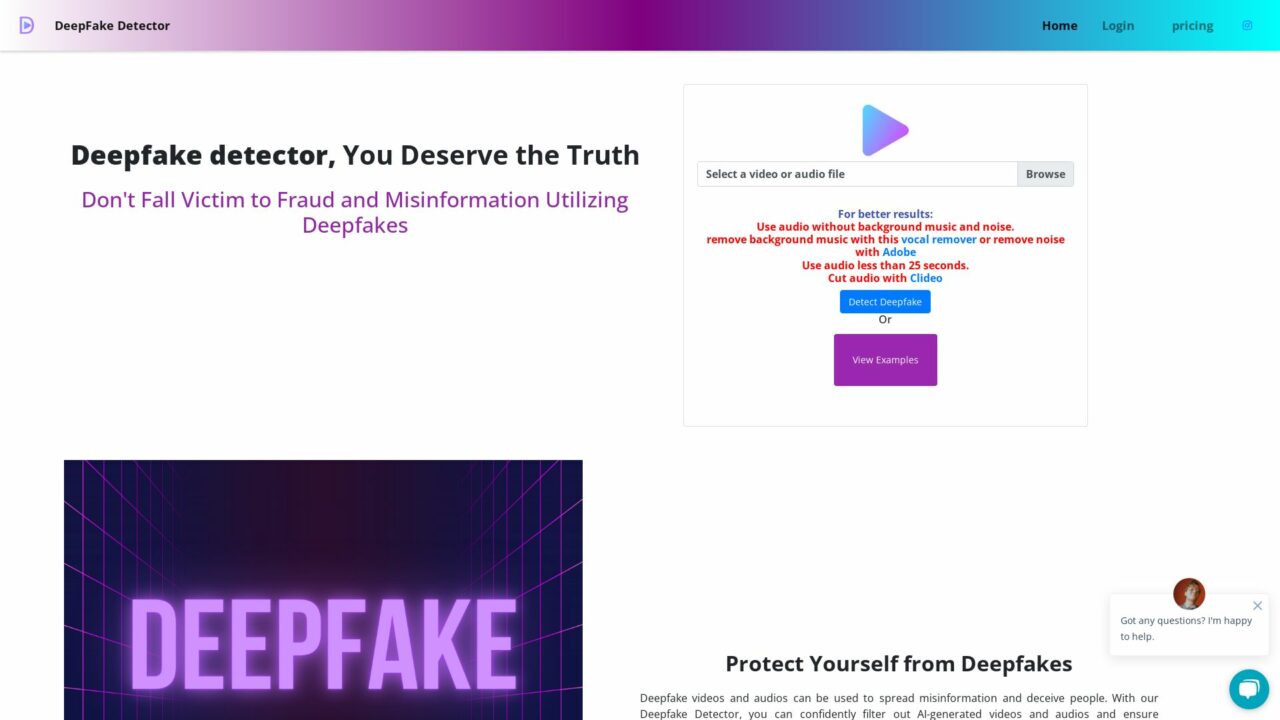 Deepfake Detector 🕵️‍♂️ | Verify Authenticity of Videos & Audios | Futureen