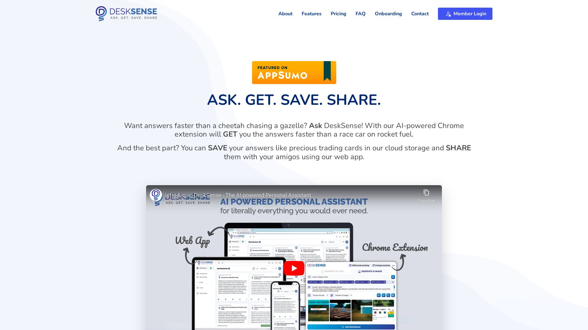 DeskSense | AI-Powered Personal Assistant for Your Needs | Futureen