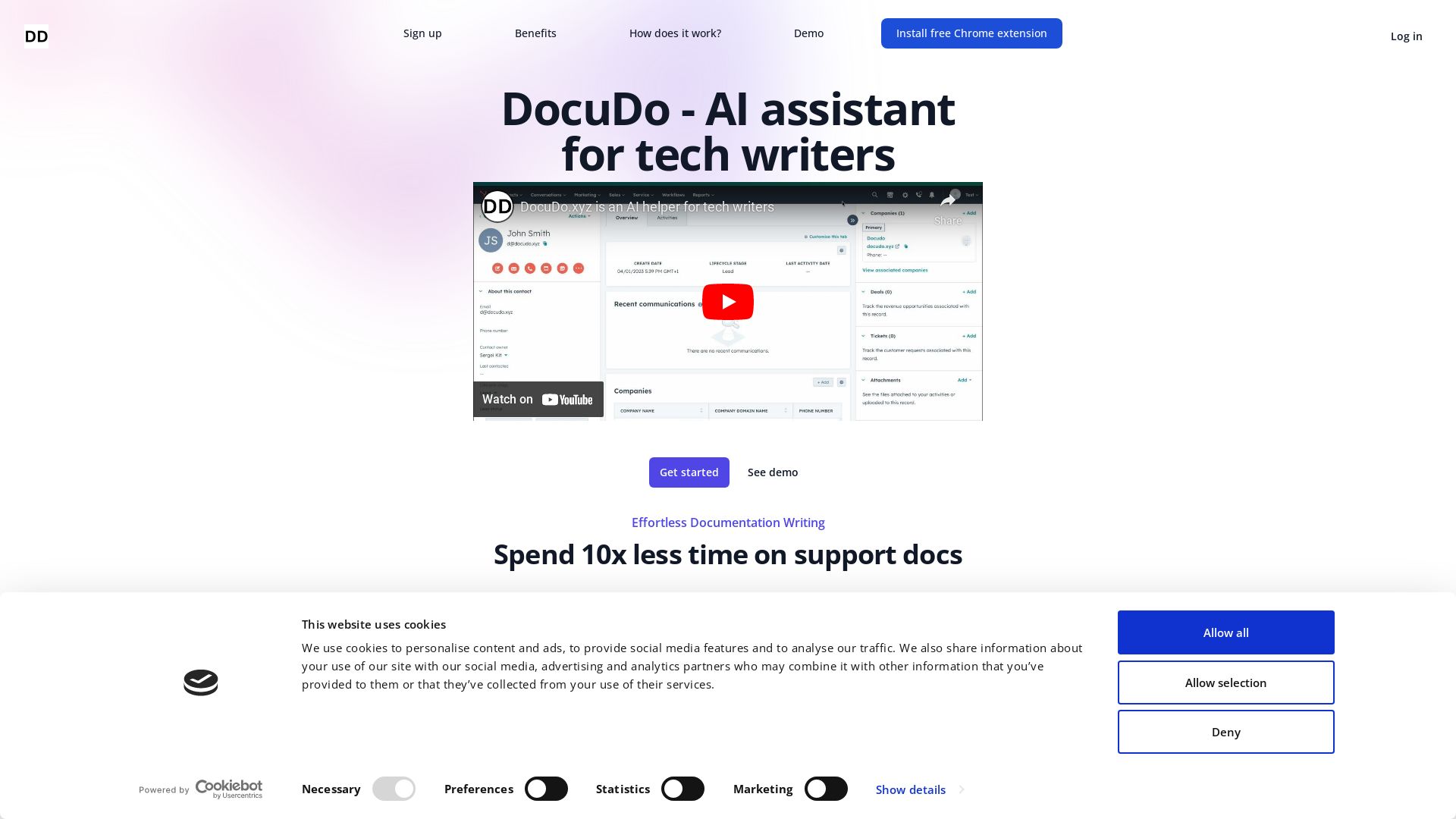 DocuDo.xyz | Save Time with Effortless Documentation Writing | Futureen