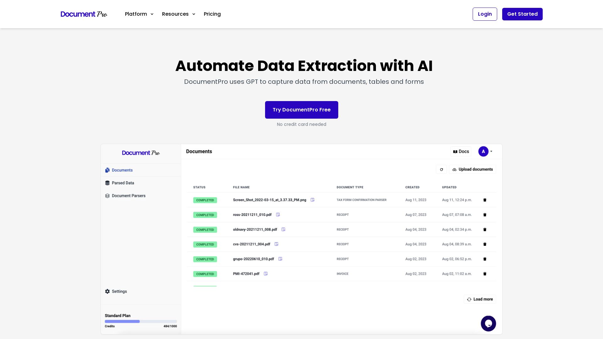 DocumentPro | Easily extract invoice data | Futureen
