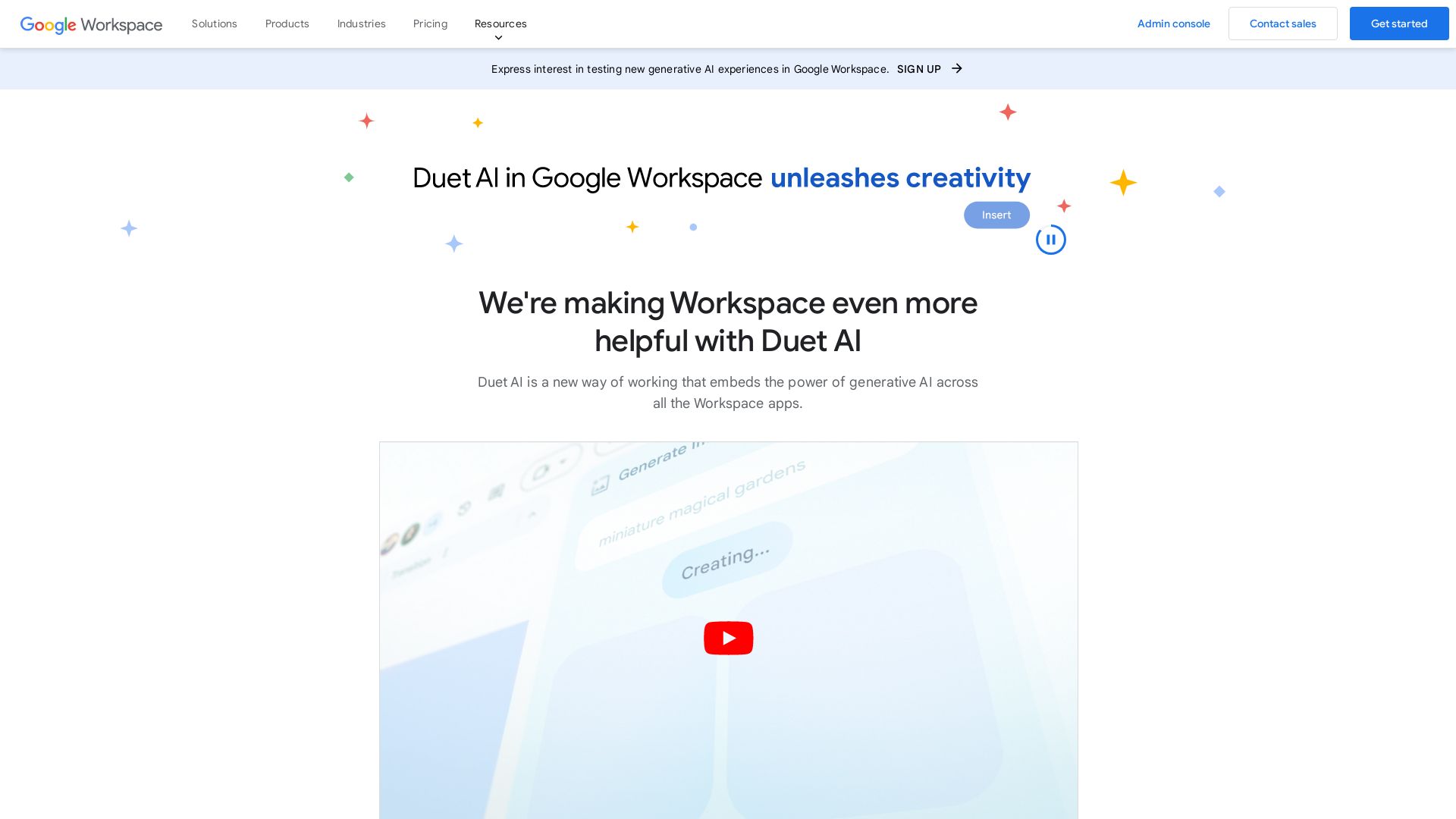 Duet AI | Boost Productivity with Google Workspace's AI | Futureen