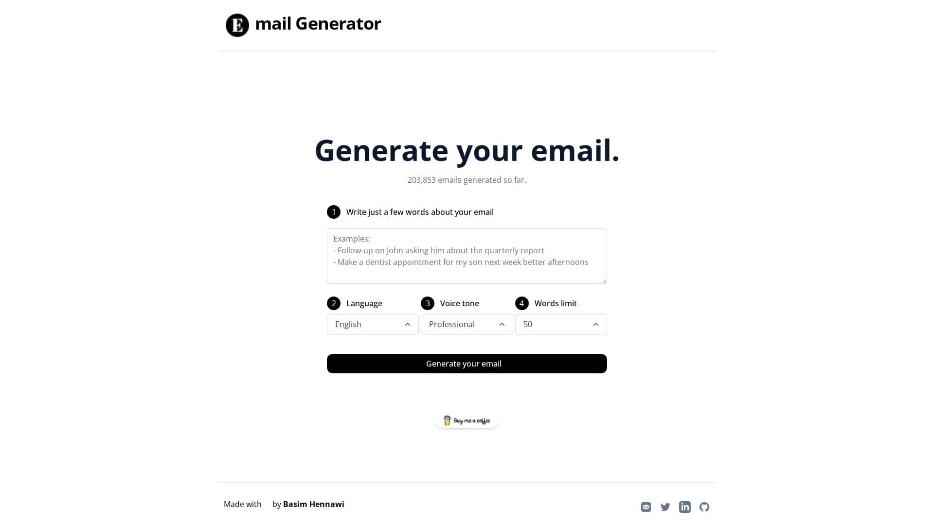 Email Generator | Create your emails like never before | Futureen