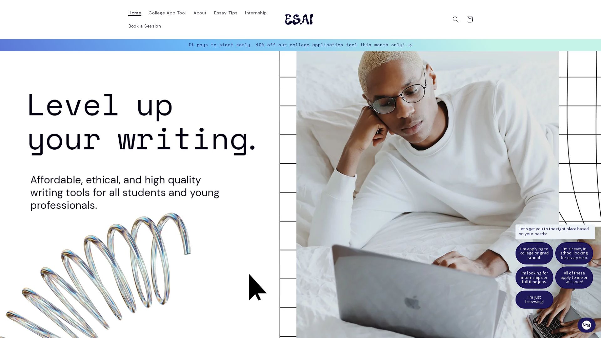 ES.AI | Generative AI for College Applications | Futureen