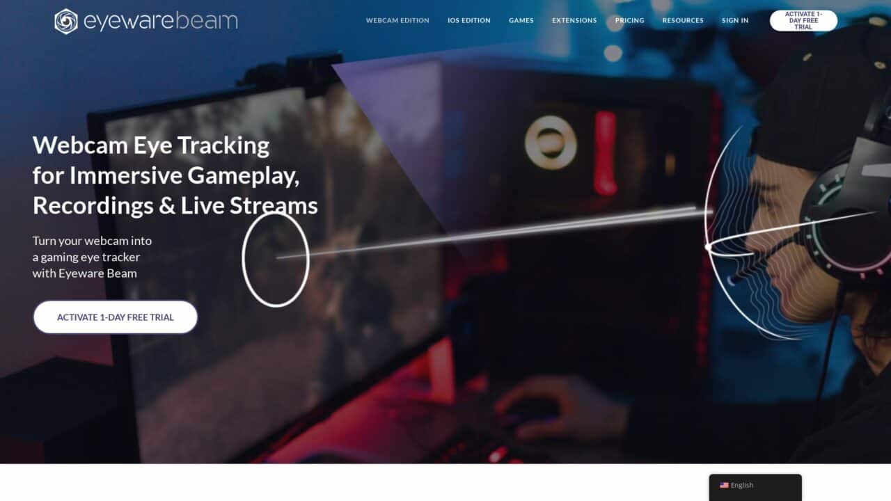 beam.eyeware.tech | Webcam Eye Tracking Software for Gaming | Futureen
