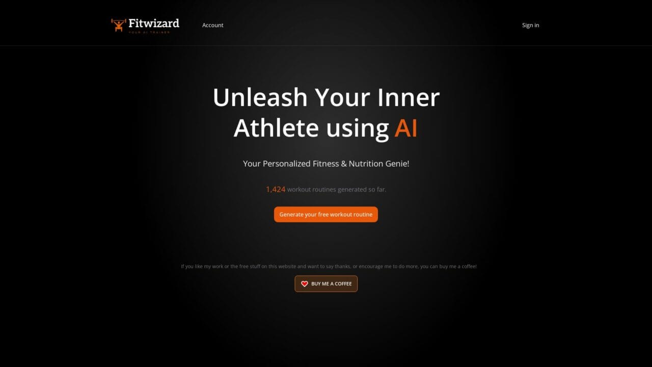 FitWizard | Personalized Fitness and Nutrition Planning | Futureen