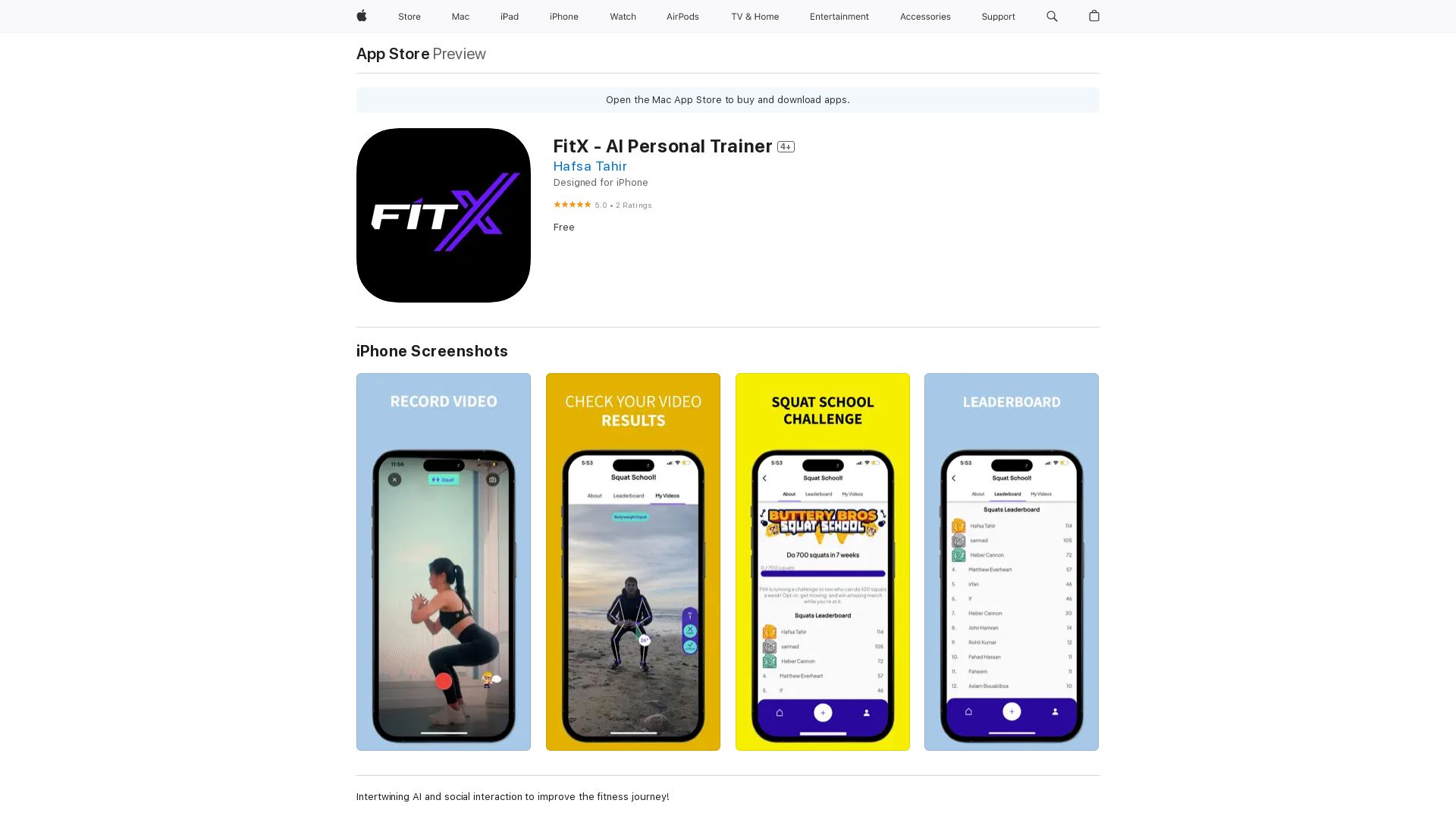 FitX | AI Personal Trainer Download and Get Fit | Futureen