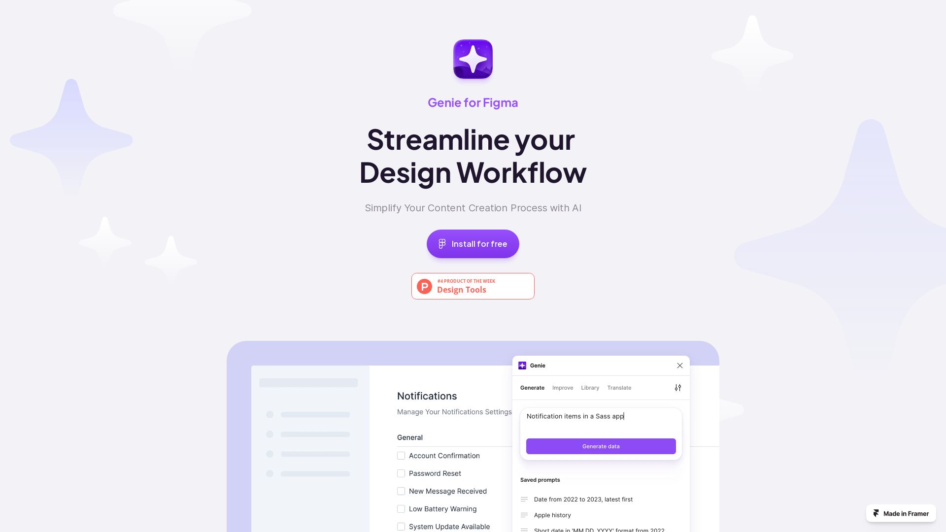 Genie for Figma | Simplify Content Creation with AI | Futureen