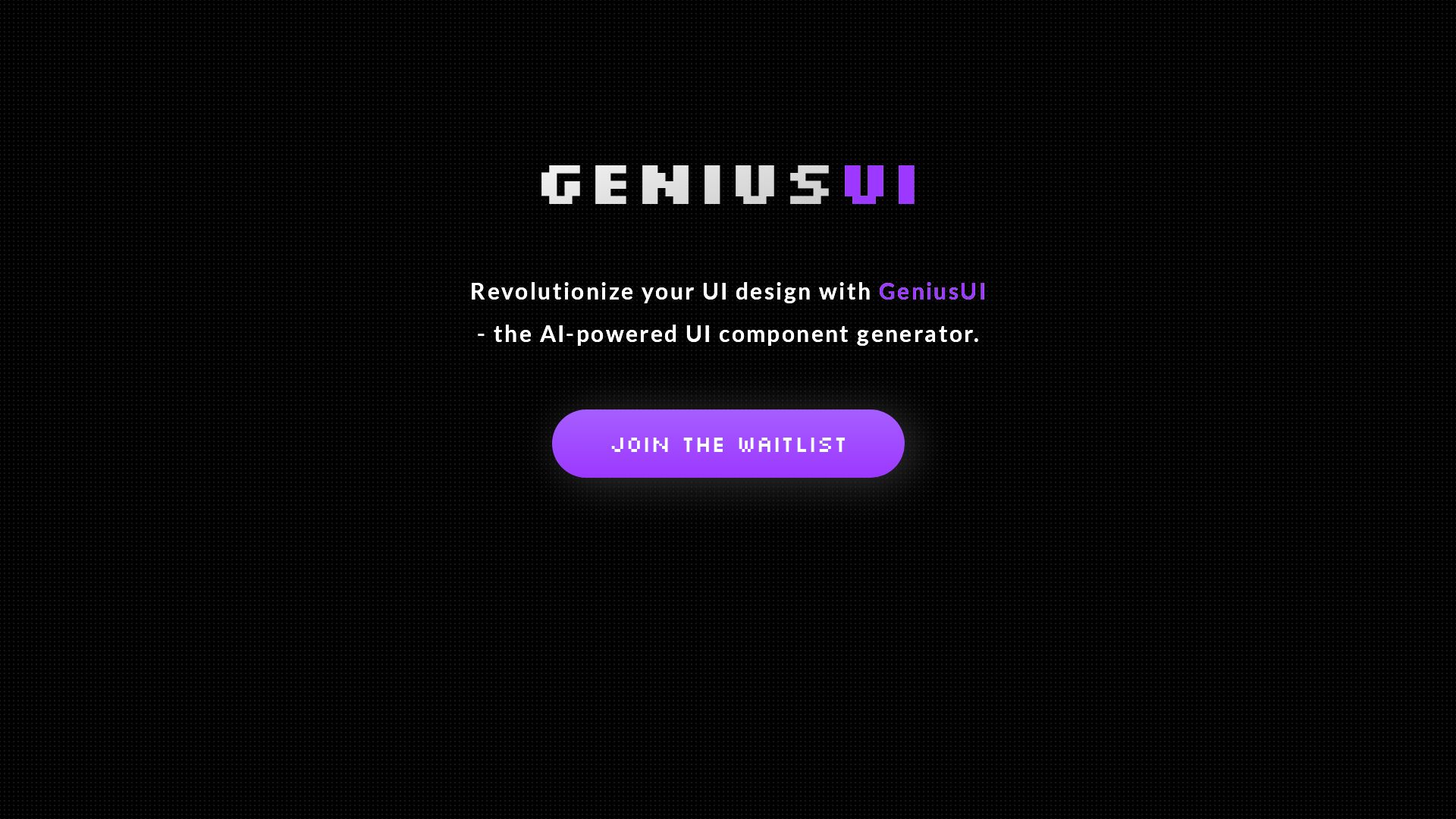 GeniusUI | Enjoy beautiful designs without tedious coding | Futureen