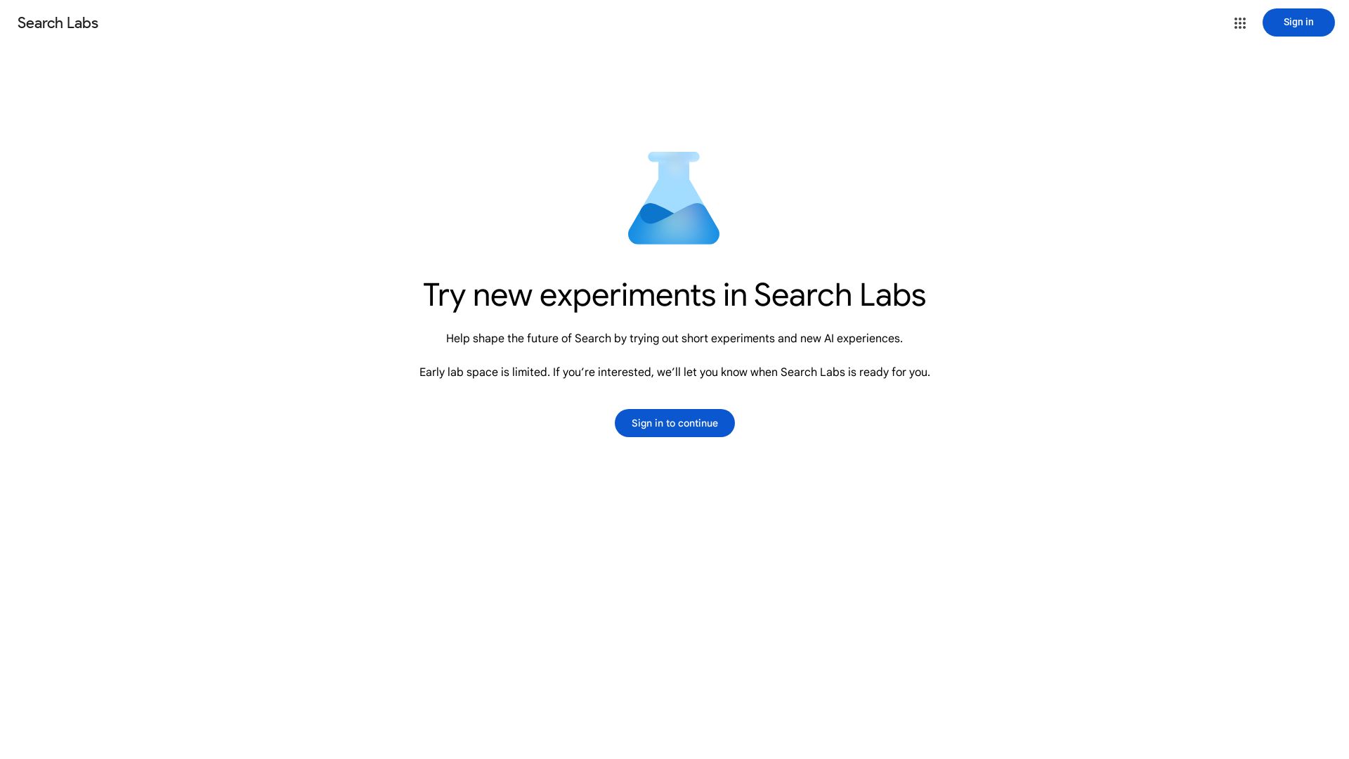 Google Search Labs | Experiment and Share Your Feedback | Futureen