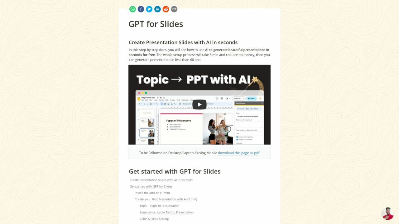 GPT for Slides | Create Presentations with AI Instantly | Futureen
