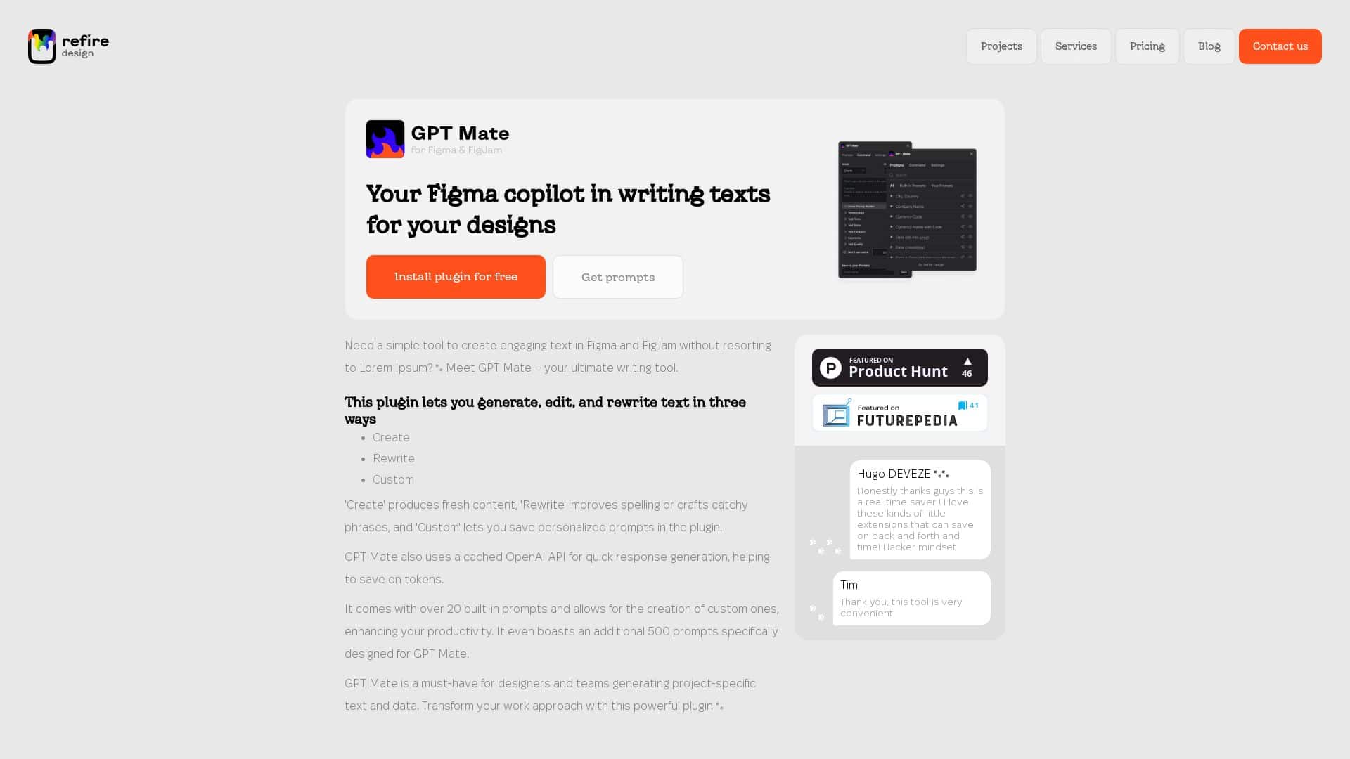 GPT Mate | Figma Copilot for Engaging Texts! | Futureen