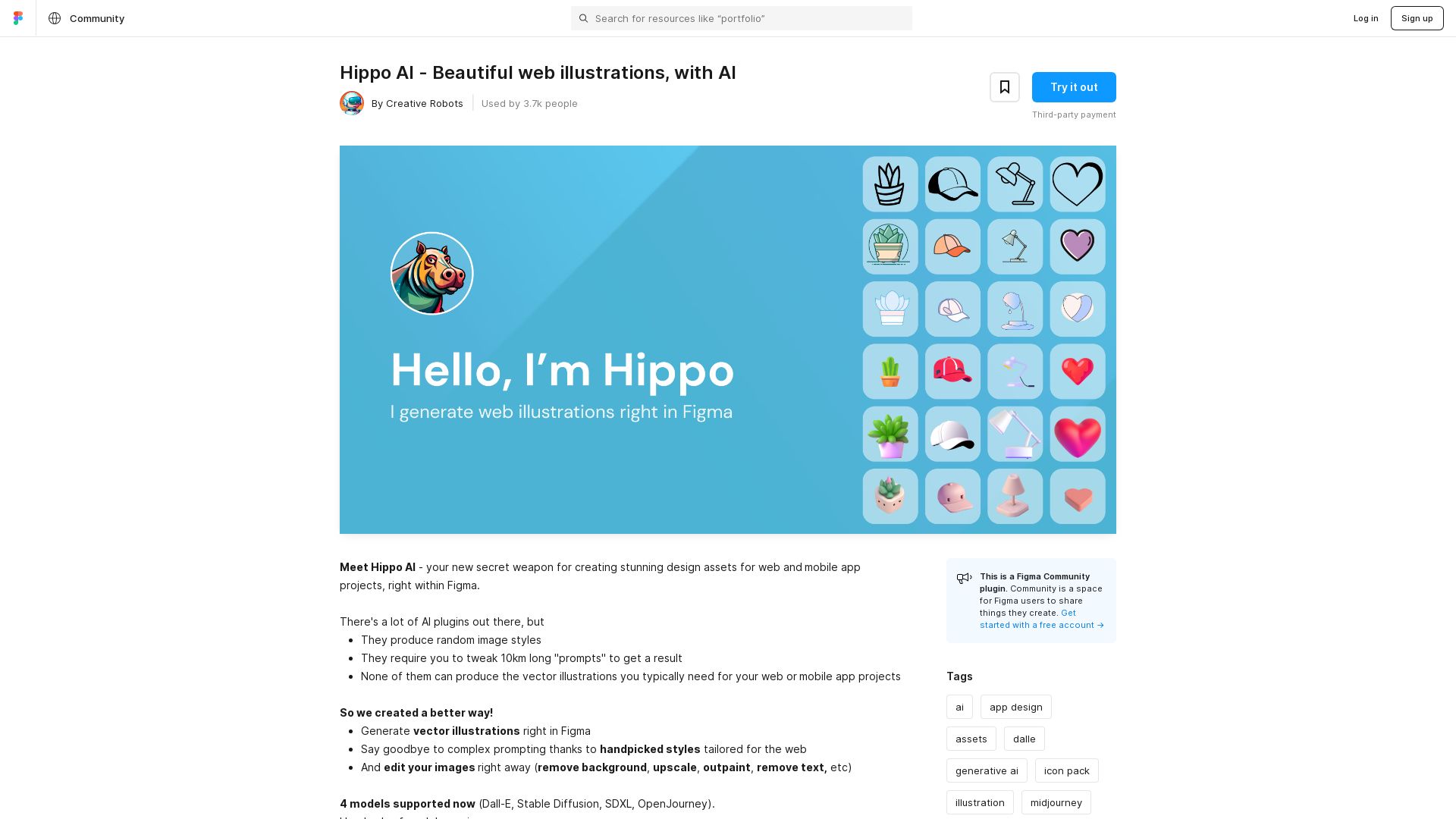 Hippo AI | Web Illustration Editing for Designers | Futureen
