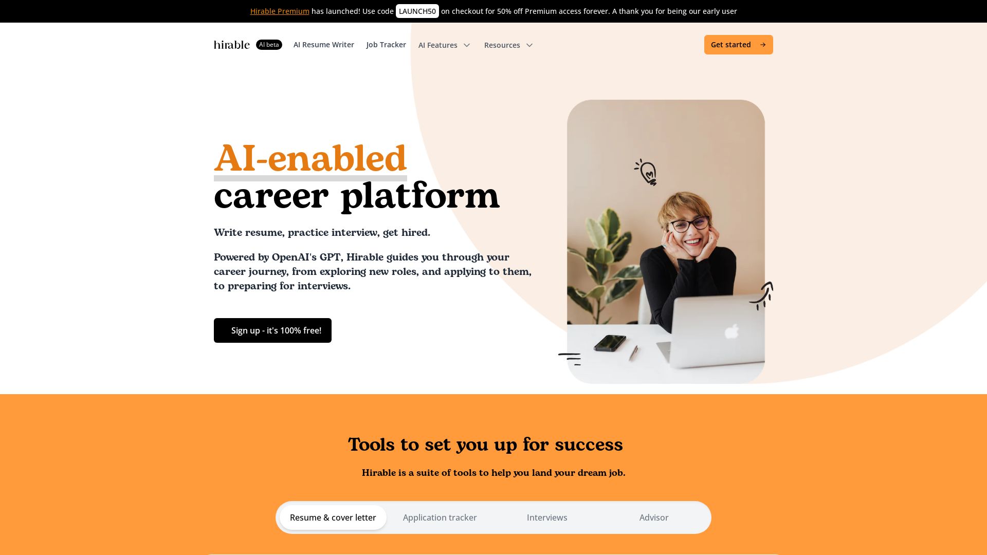 Hirable | AI Career Platform - Sign Up for Free! | Futureen