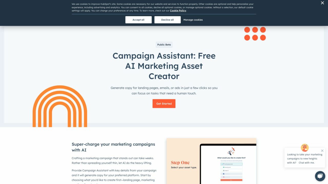 Campaign Assistant | Create Marketing Assets with HubSpot AI | Futureen